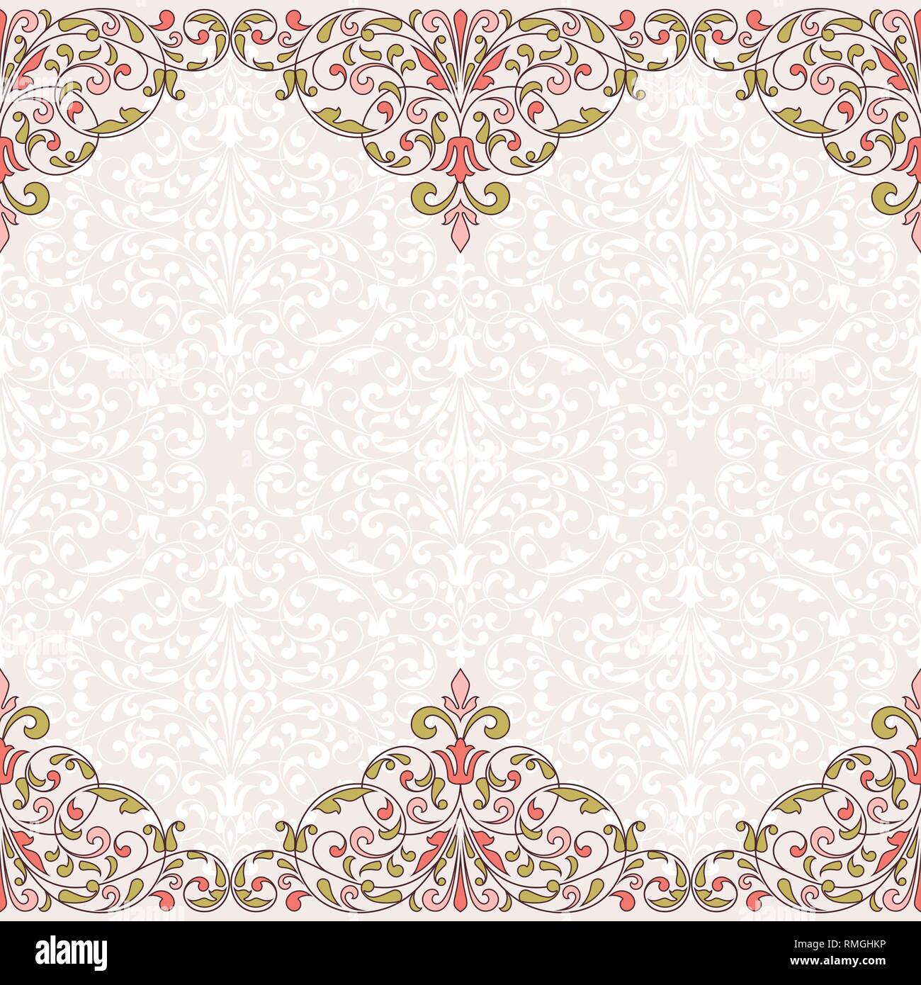 Floral pattern for invitation or greeting card Stock Vector Image & Art ...