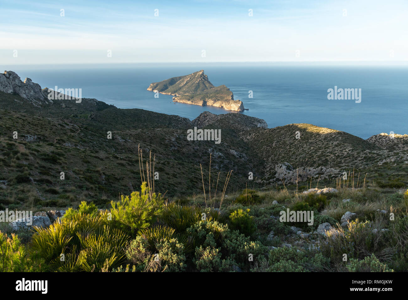 Isla dragonera, Mallorca, at sunrise Stock Photo - Alamy