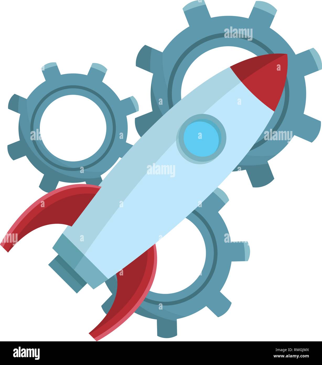 rocket launch gear Stock Vector Image & Art - Alamy