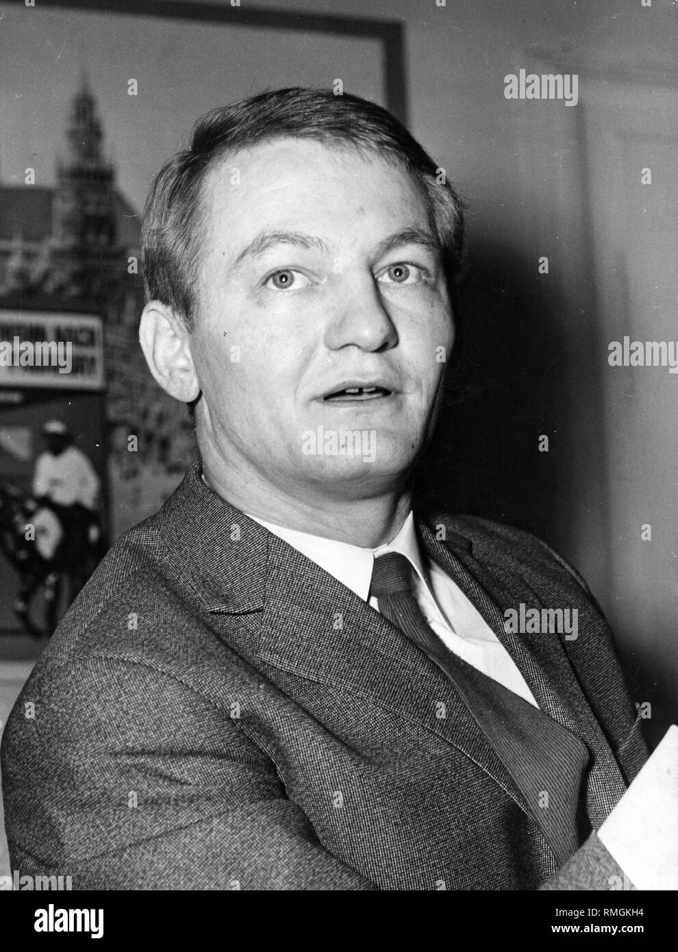 Georg Sieber, a certified psychologist. Undated photo Stock Photo - Alamy