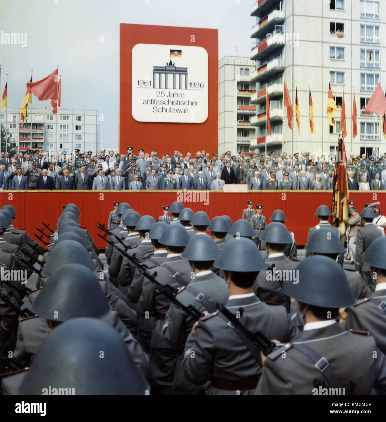 Soldiers at the celebration marking the 25th anniversary of the ...