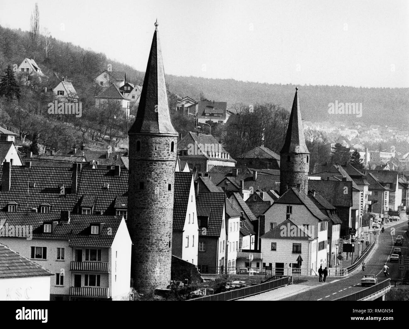 In the 13th century the two round towers with pointed spires belonged ...