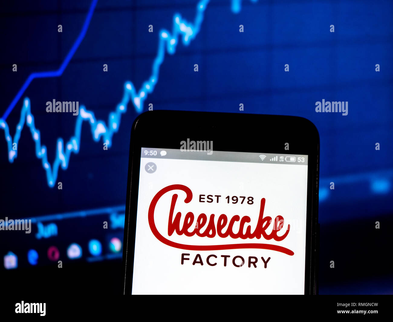 Cheesecake factory logo hi-res stock photography and images - Alamy