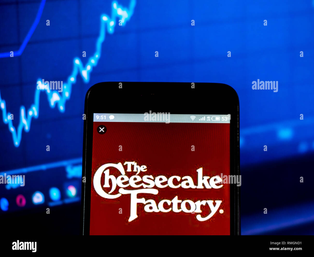 Cheesecake factory logo hi-res stock photography and images - Alamy