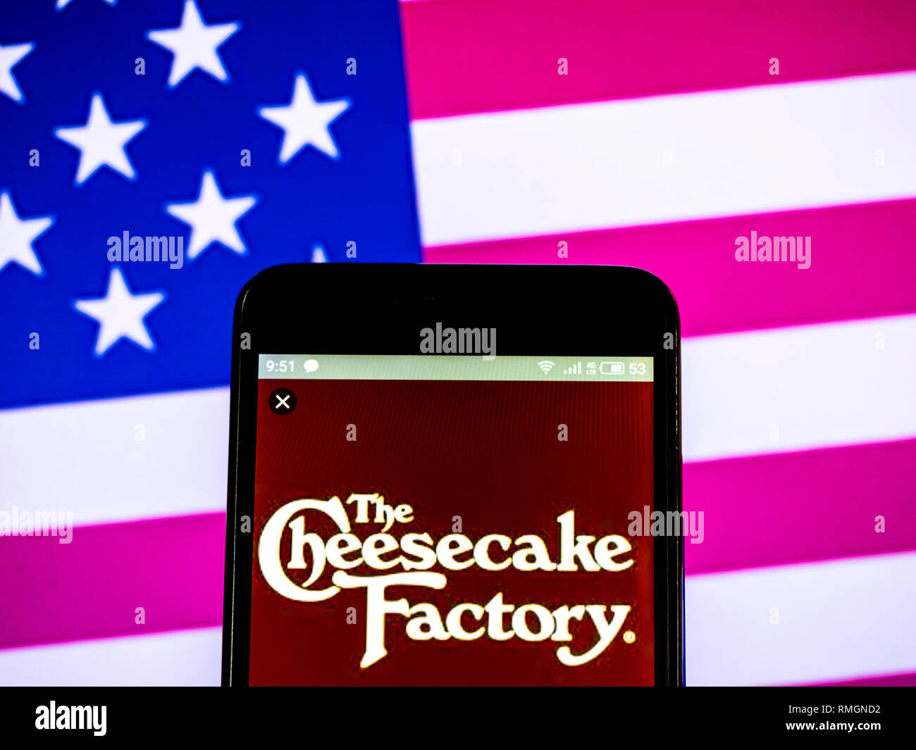 Cheesecake factory logo hi-res stock photography and images - Alamy