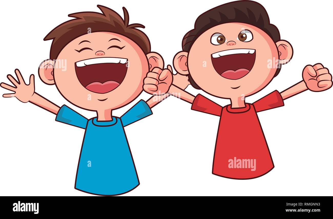 children happy smile Stock Vector Image & Art - Alamy