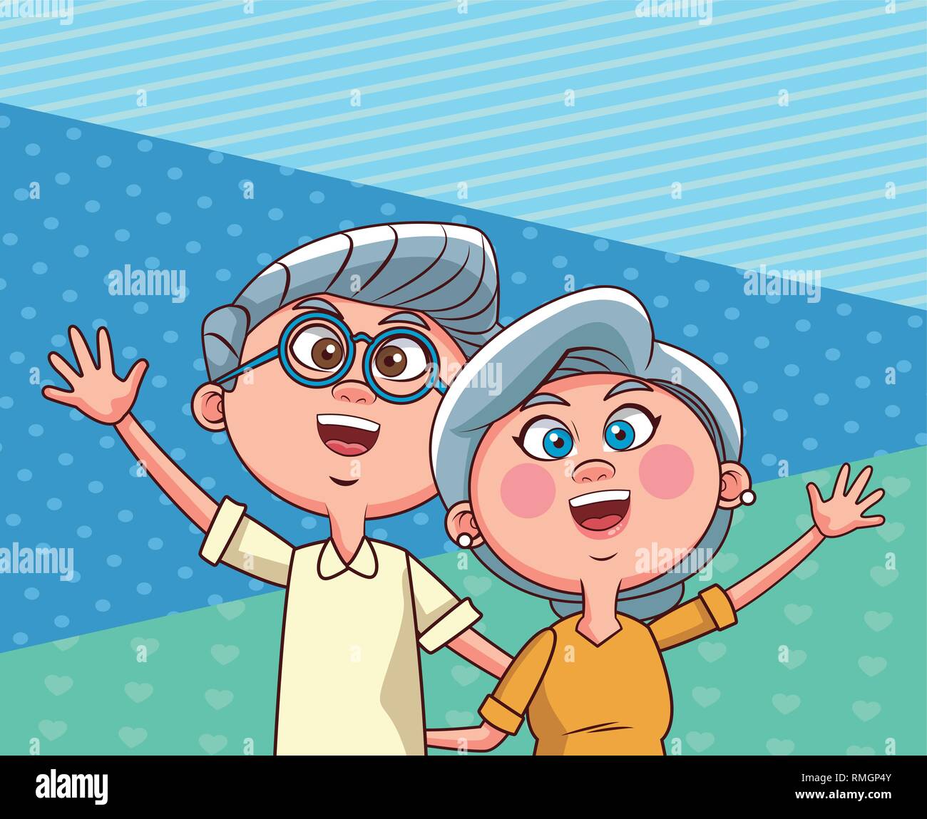 Couple waves Stock Vector Images - Alamy