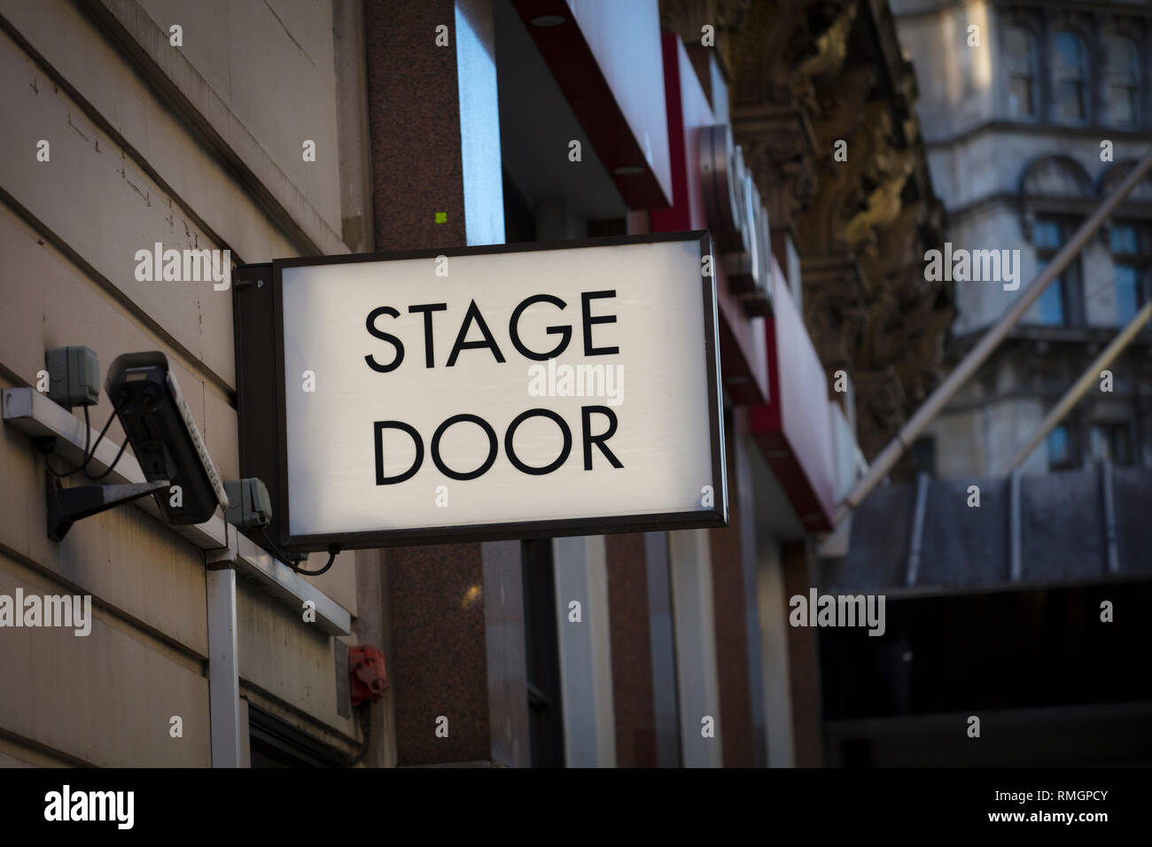 Broadway stage door sign hi-res stock photography and images - Alamy