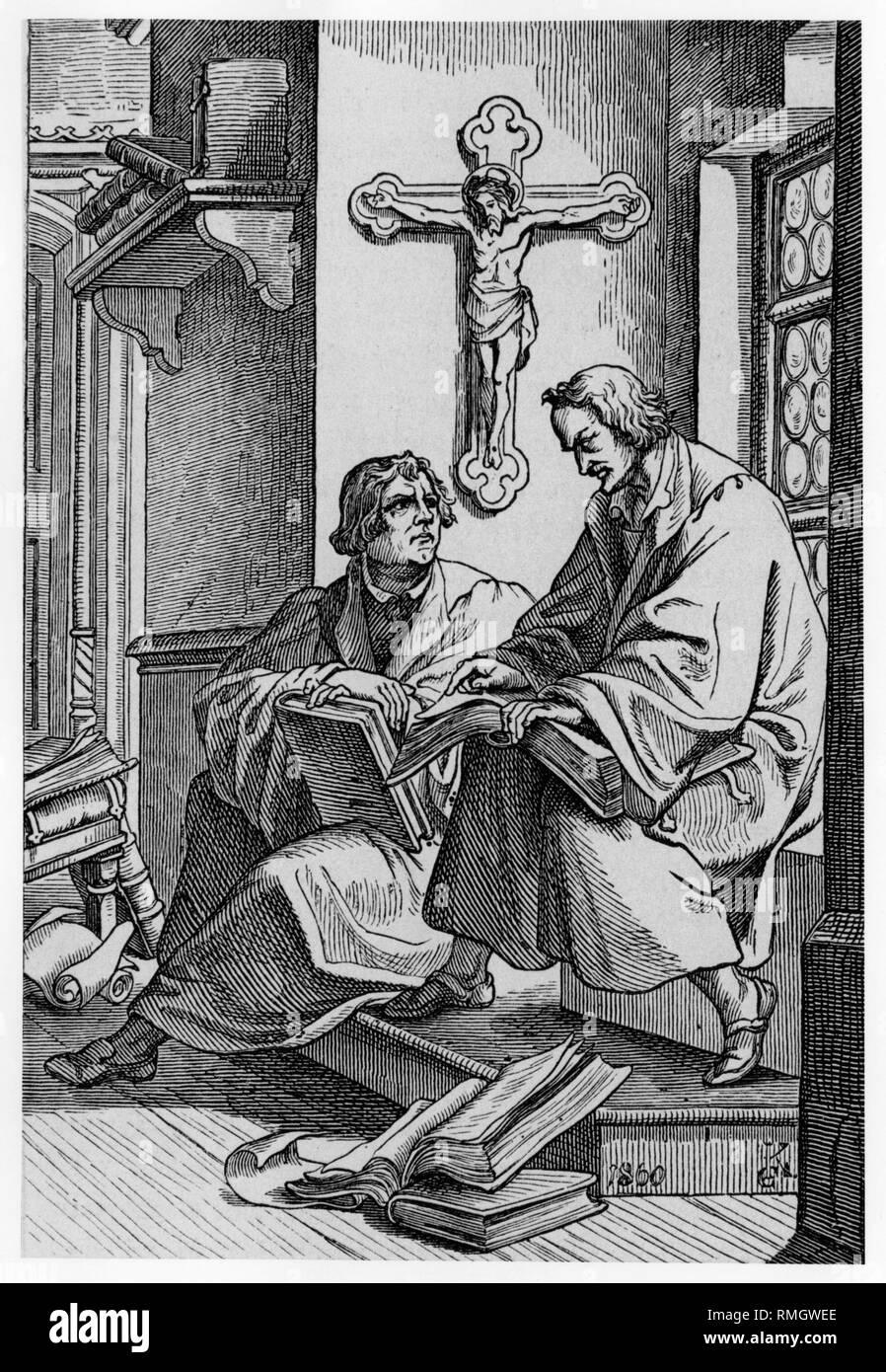 Protestant reformers illustration hi-res stock photography and images ...