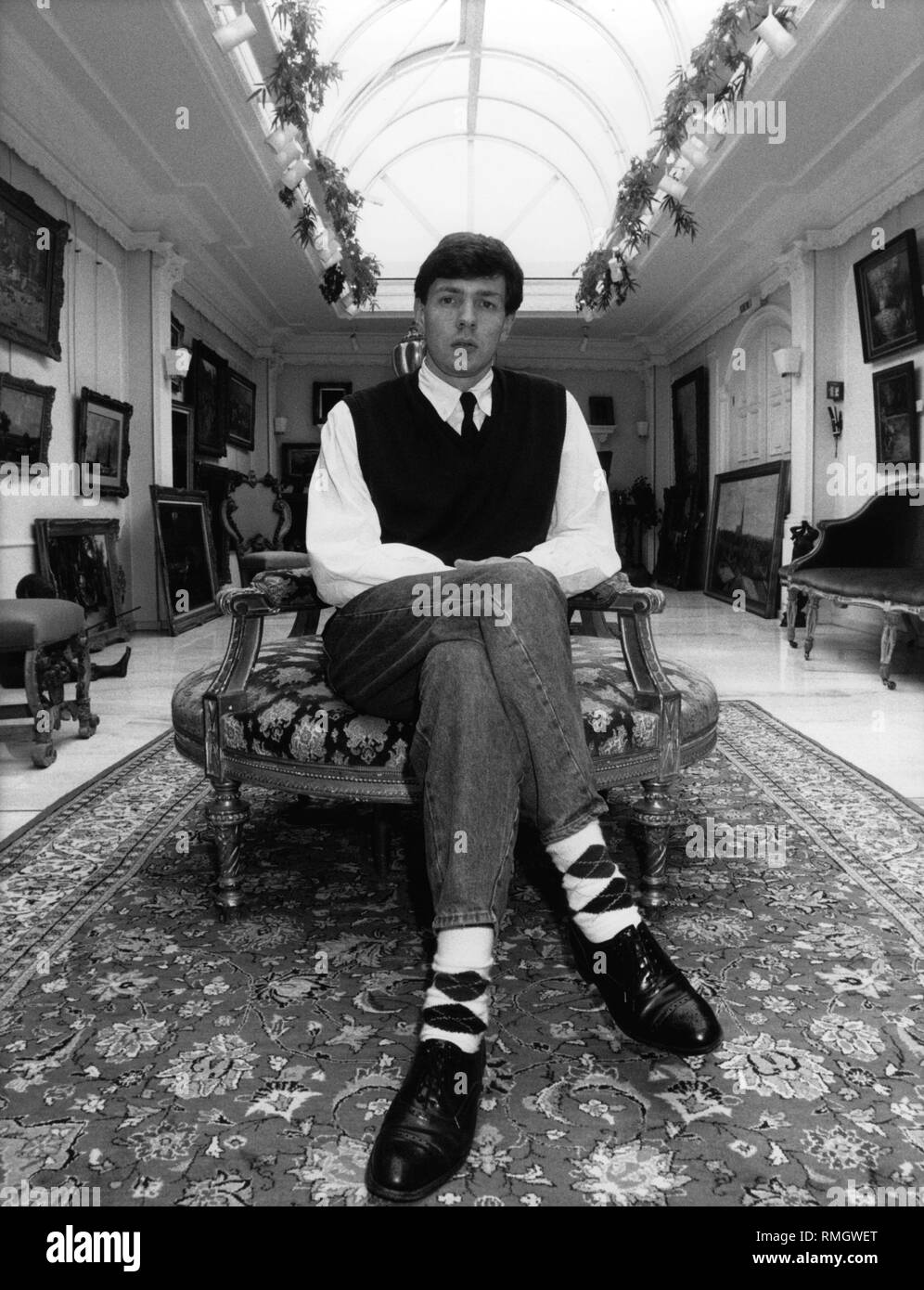 Harry Mensing at the Mensing Galerie in Hamm-Rhynern Stock Photo - Alamy