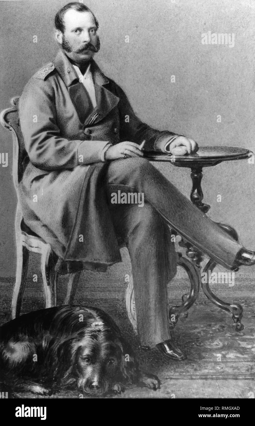 Portrait of Emperor Alexander II of Russia (1818-1881). Albumin Photo ...