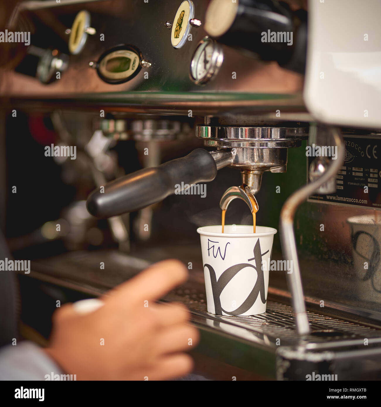 Mobile barista hi-res stock photography and images - Alamy