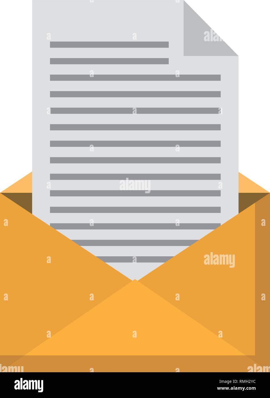 open envelope mail letter Stock Vector Image & Art - Alamy