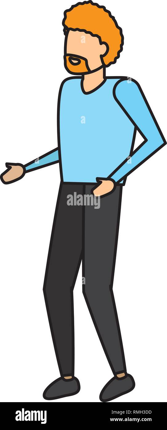 standing man avatar Stock Vector Image & Art - Alamy