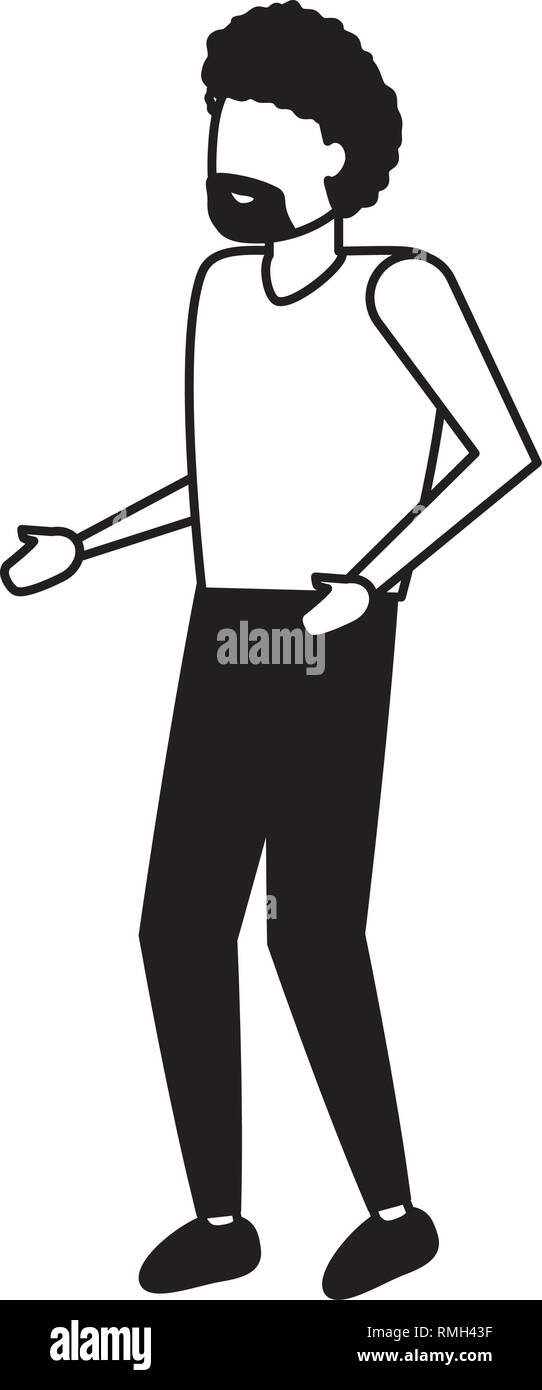 standing man avatar Stock Vector Image & Art - Alamy