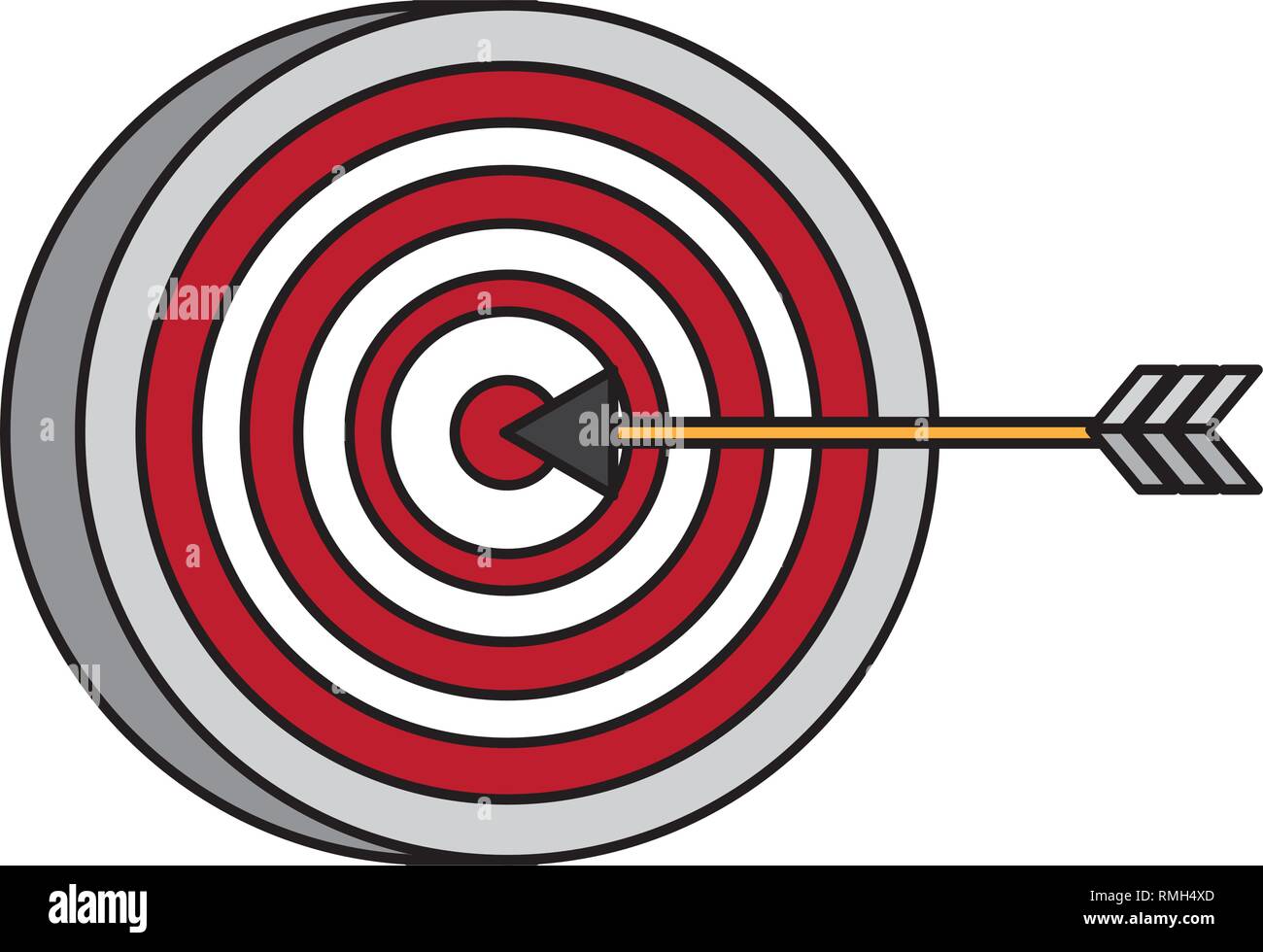target arrow strategy Stock Vector Image & Art - Alamy