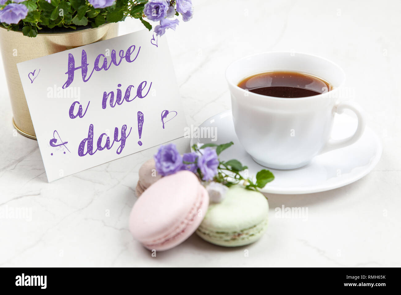 Have a Nice Day Note Stock Photo - Alamy