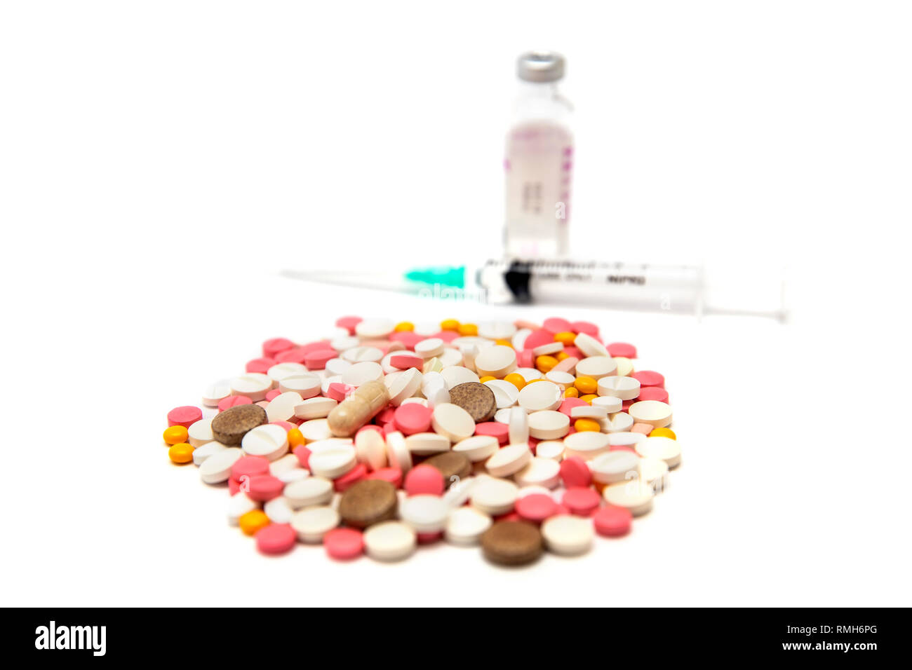 Preparation for injection Cut Out Stock Images & Pictures - Alamy