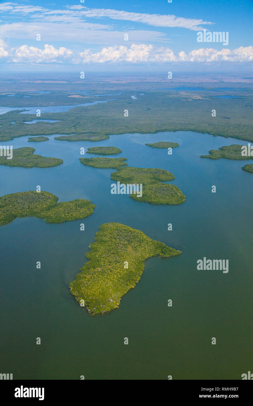 Aerial view, Everglades Natuional Park, FLORIDA, USA, AMERICA Stock ...