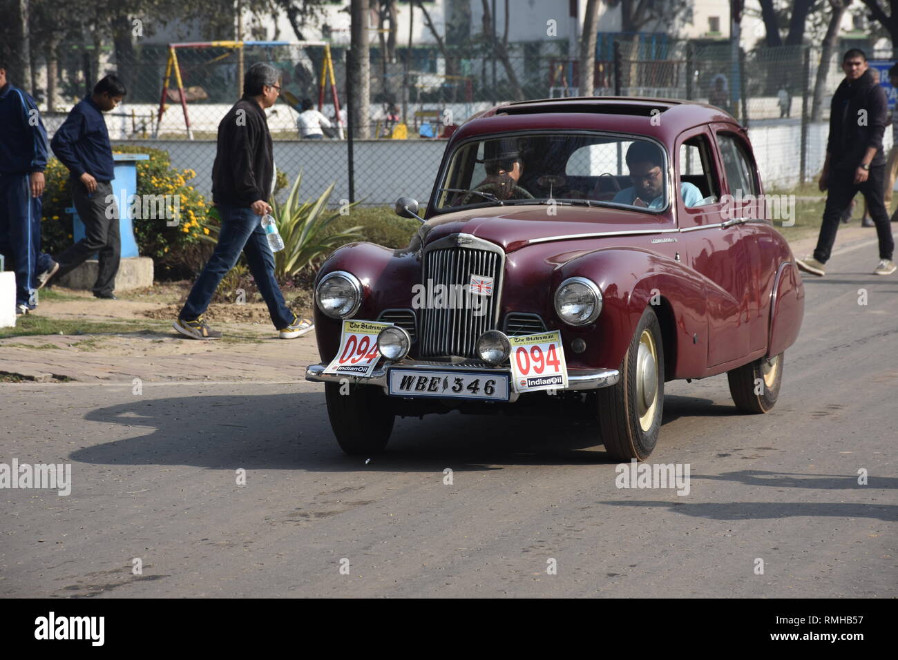1950 Sunbeam Talbot 90 car with 16 hp and 4 cylinder engine, WBE 346 ...