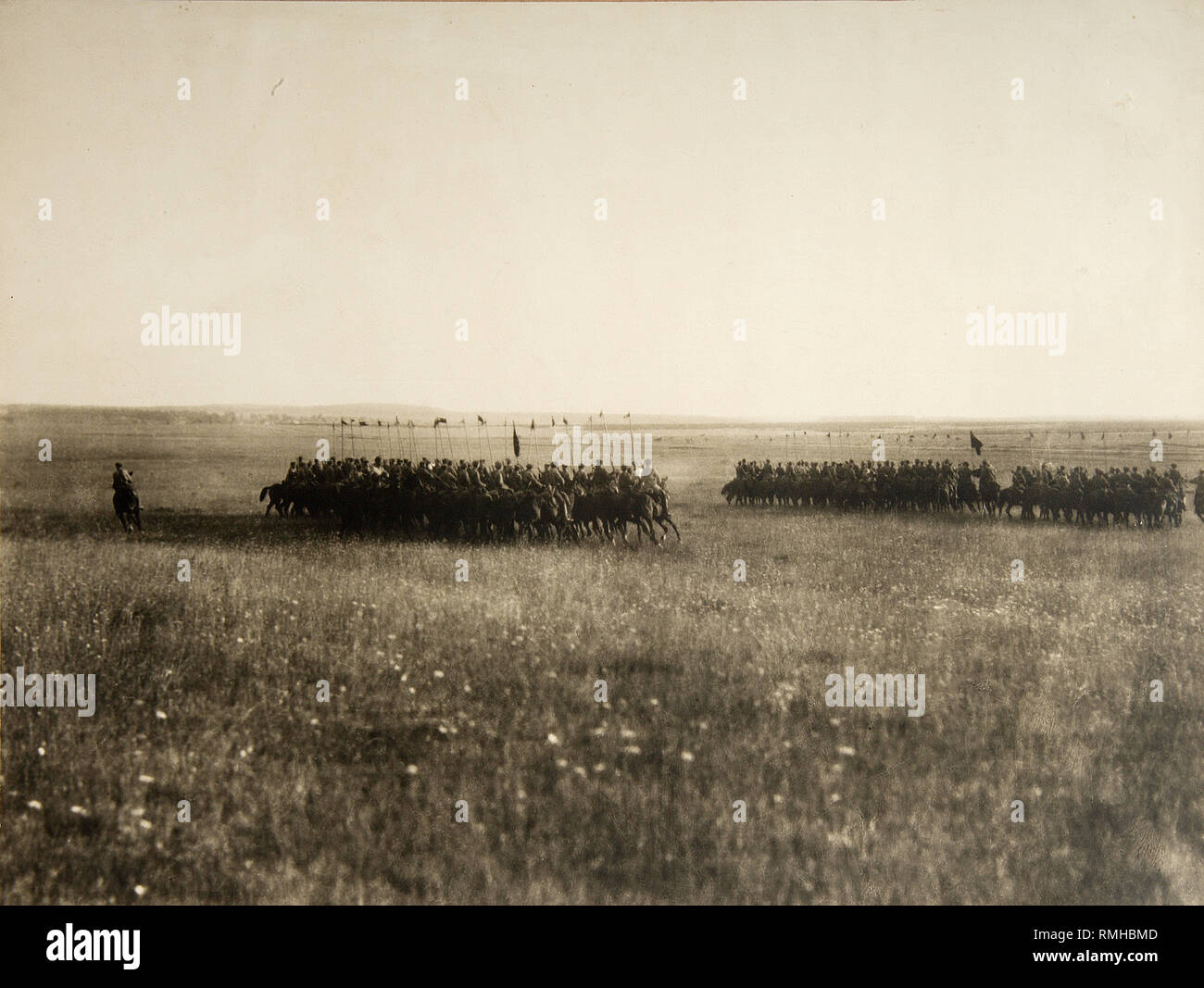 Civil War. First Cavalry Army Soldiers Training. Photograph Stock Photo ...