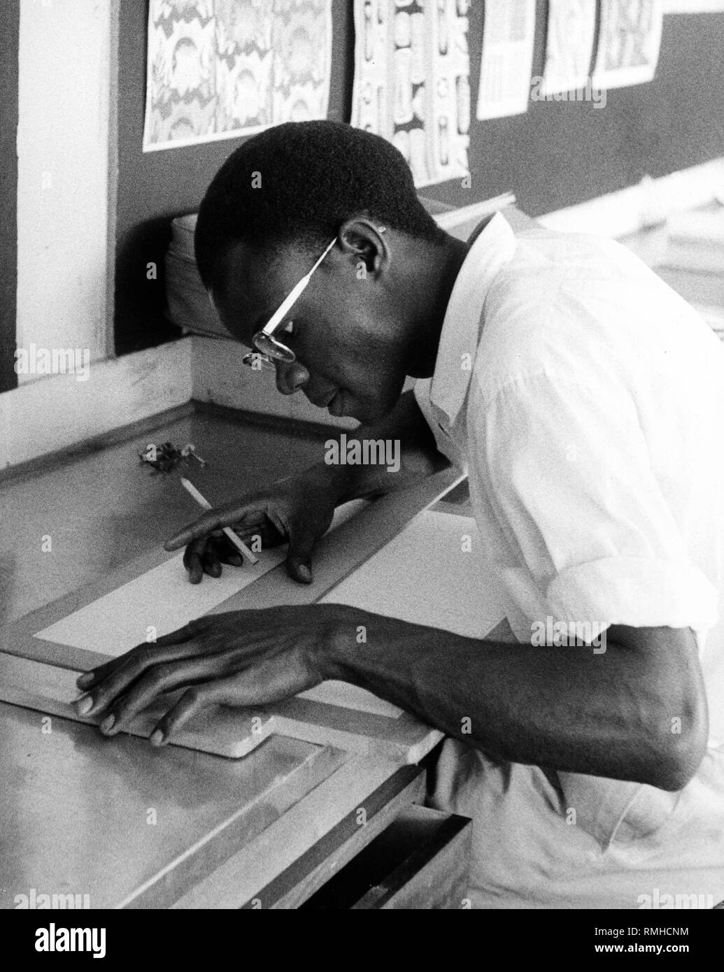1960s college students studying in hi-res stock photography and images ...