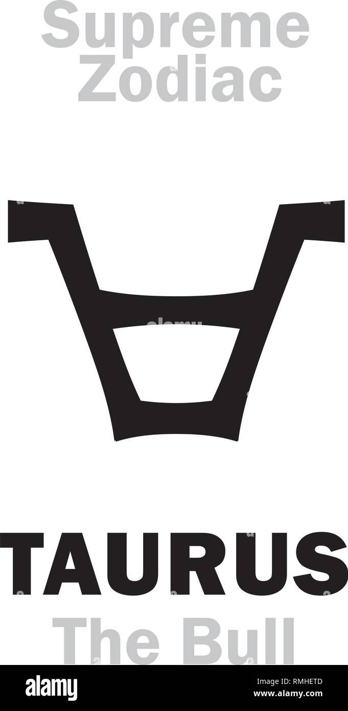 Taurus symbol hi-res stock photography and images - Alamy