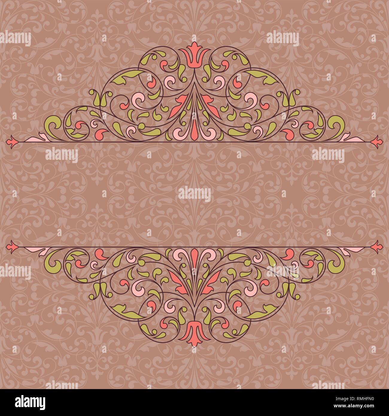 Floral pattern for invitation or greeting card Stock Vector Image & Art ...