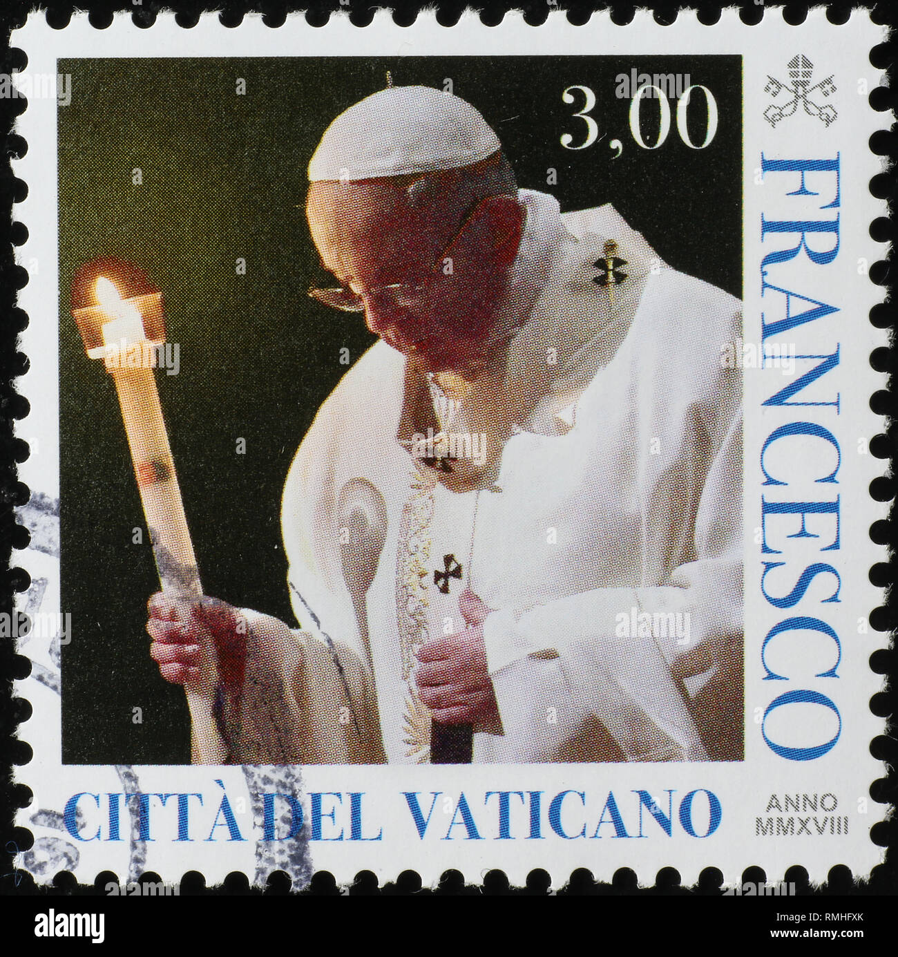 Vatican postage stamp hi-res stock photography and images - Alamy
