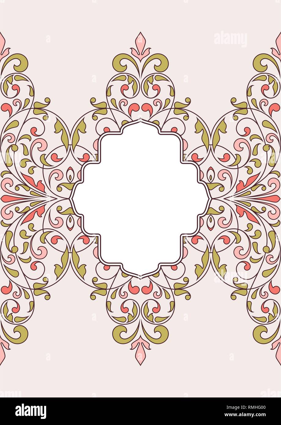 Floral pattern for invitation or greeting card Stock Vector Image & Art ...