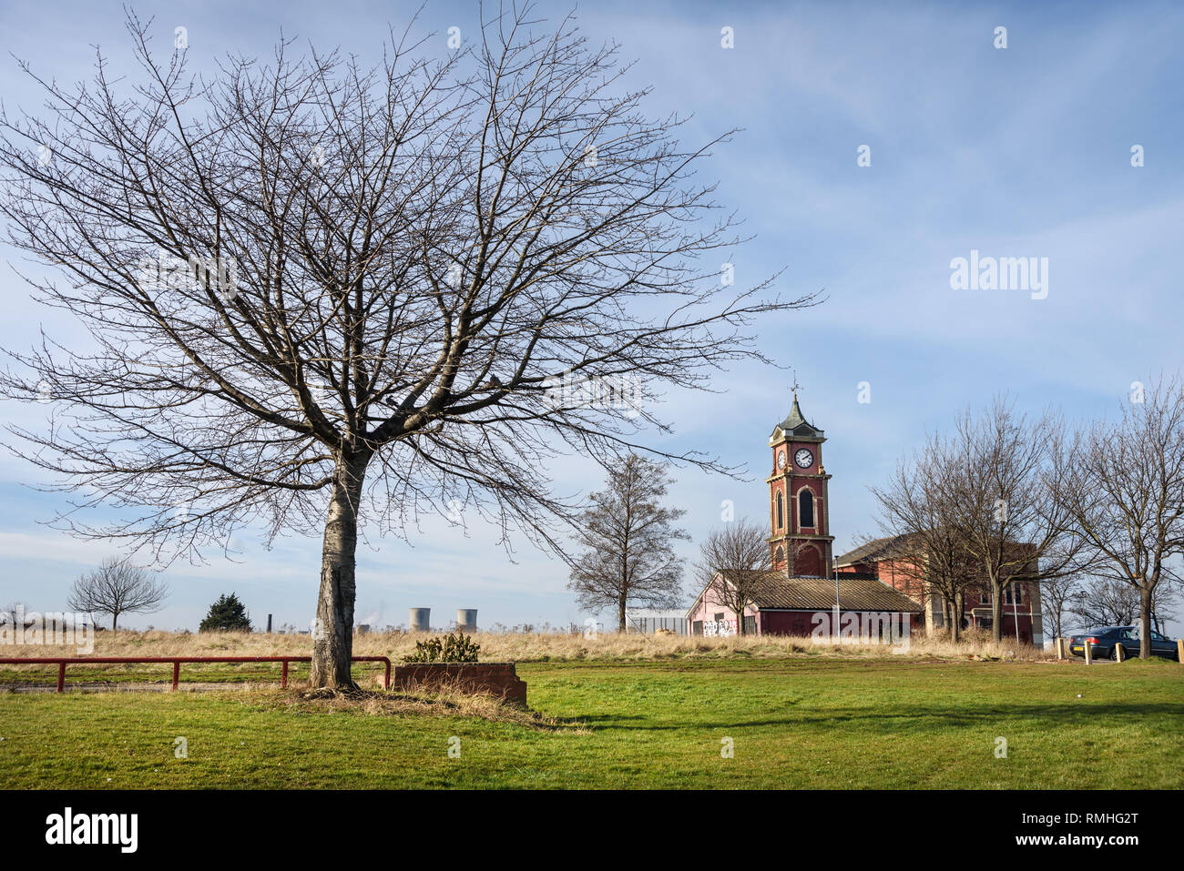 Old church built in the village of Middlesbrough UK Stock Photo - Alamy