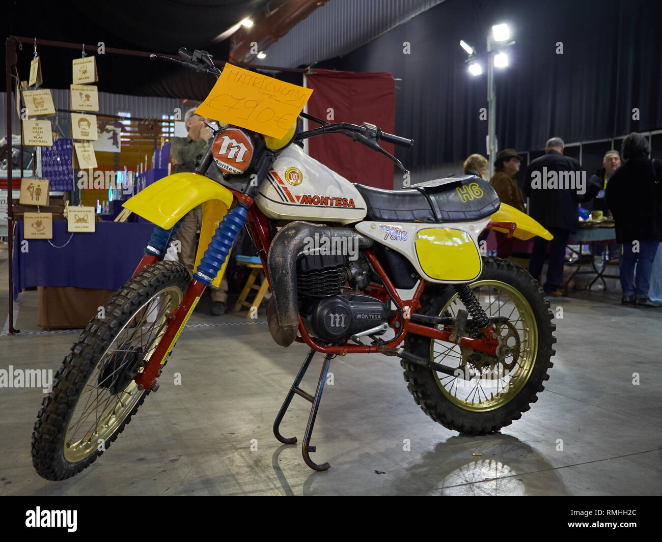 Montesa Enduro 75 H6. Retro Málaga 2019. Spain Stock Photo - Alamy