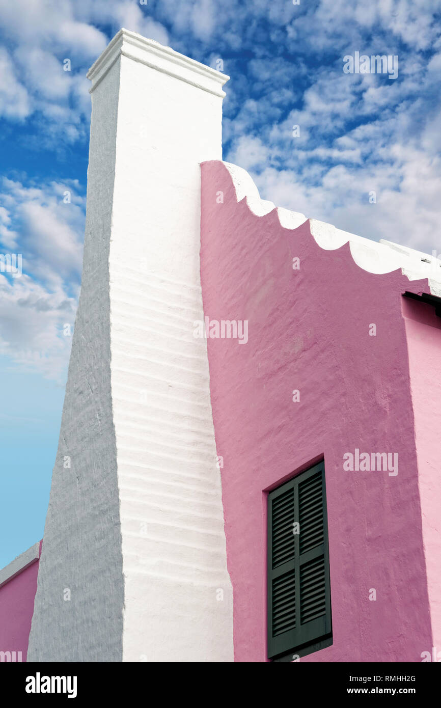 Pink house stucco hi-res stock photography and images - Alamy