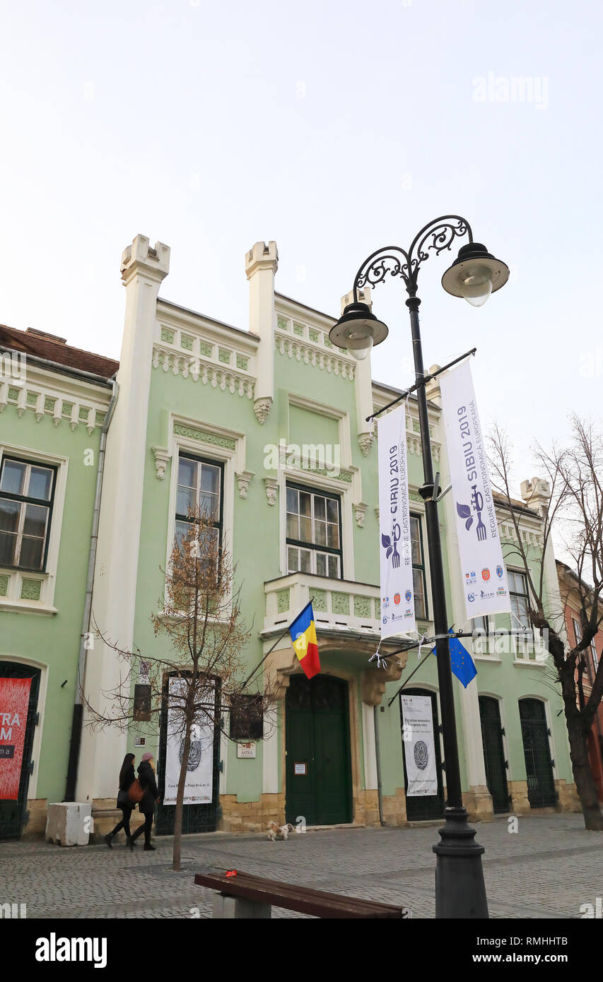 The Astra Franz Binder Museum of Ethnography in Sibiu's old town, on ...
