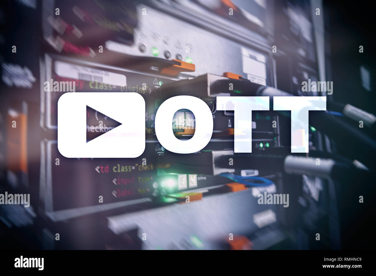 OTT, IPTV, video streaming over the internet Stock Photo - Alamy