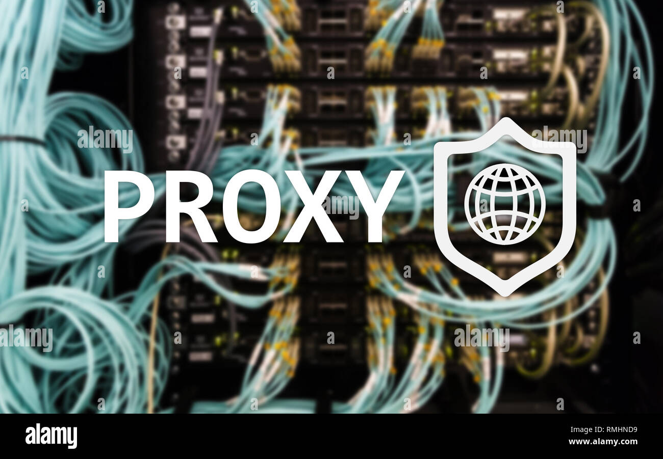 PROXY server, VPN, Virtual Private network technology. Cyber security ...