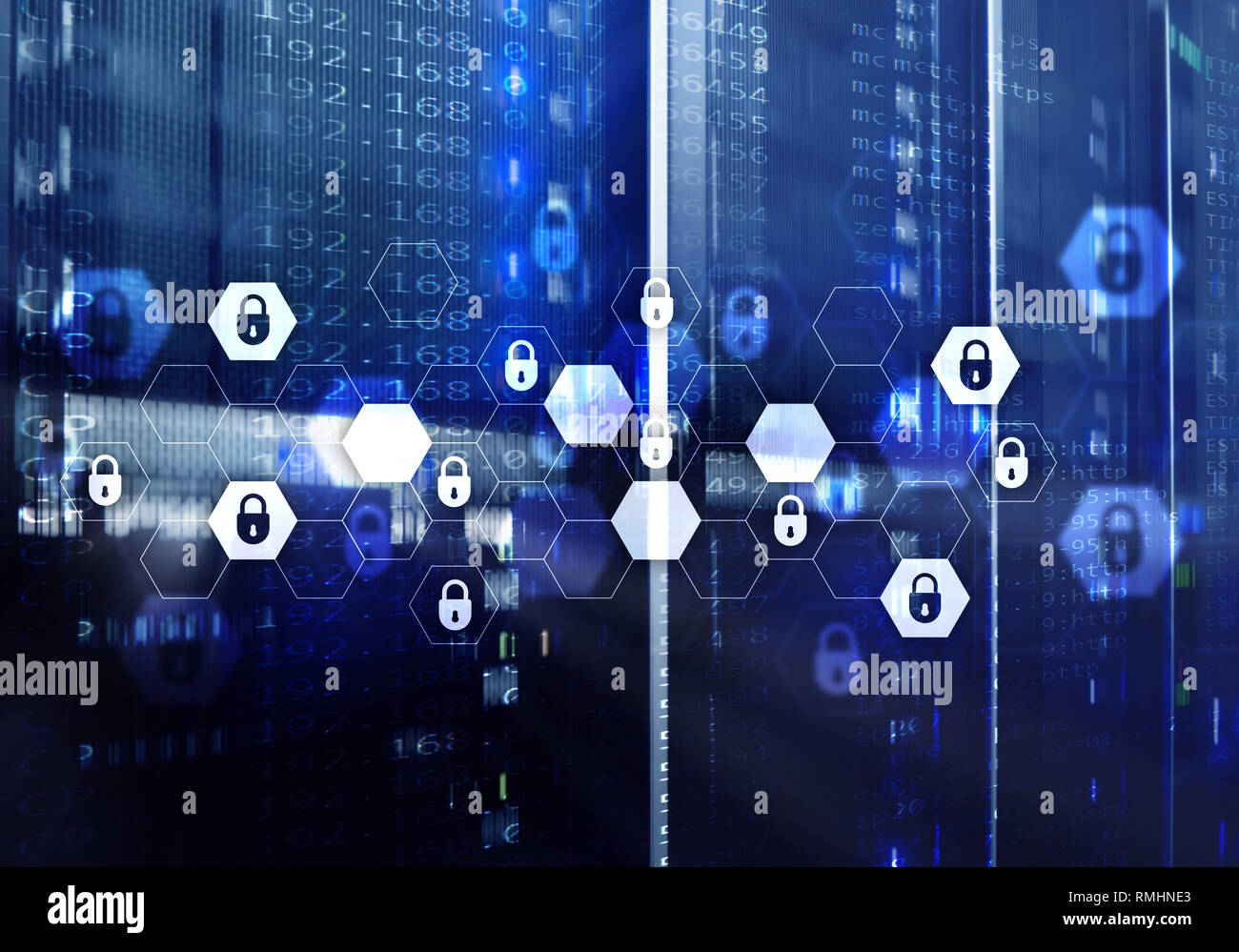 Cyber security, data protection, information privacy. Internet and ...