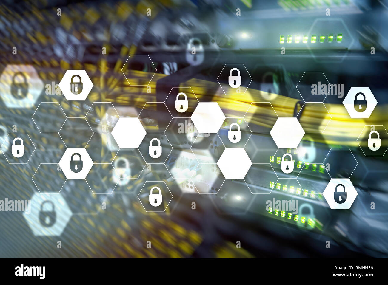 Cyber security, data protection, information privacy. Internet and ...