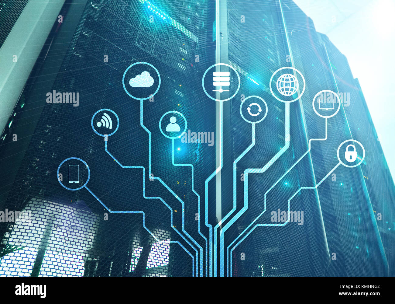 IOT, Internet of things, telecommunication concept Stock Photo - Alamy