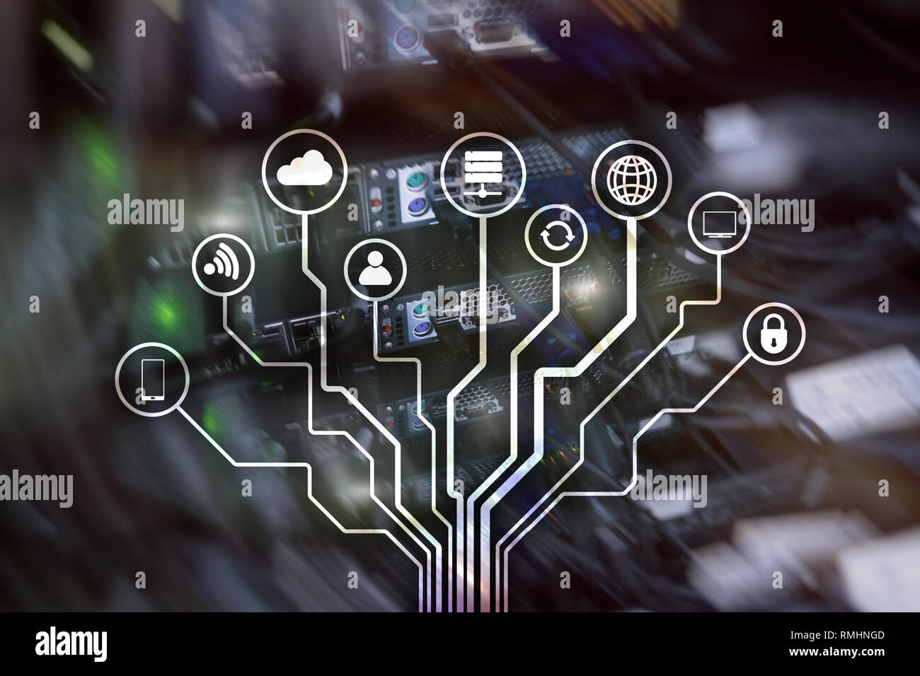 IOT, Internet of things, telecommunication concept Stock Photo - Alamy