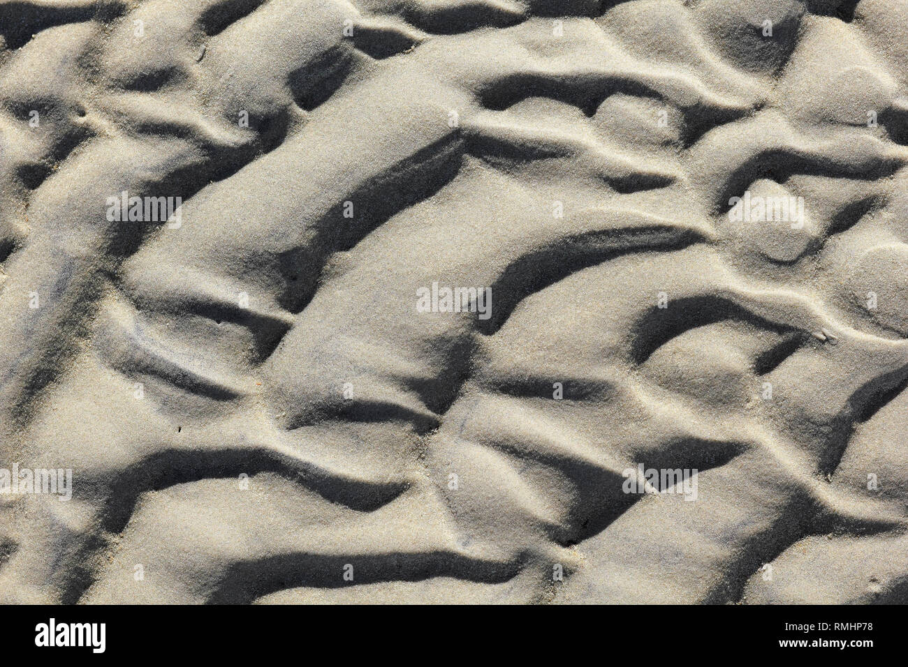 Ripple marks in the sand on the beach hi-res stock photography and ...