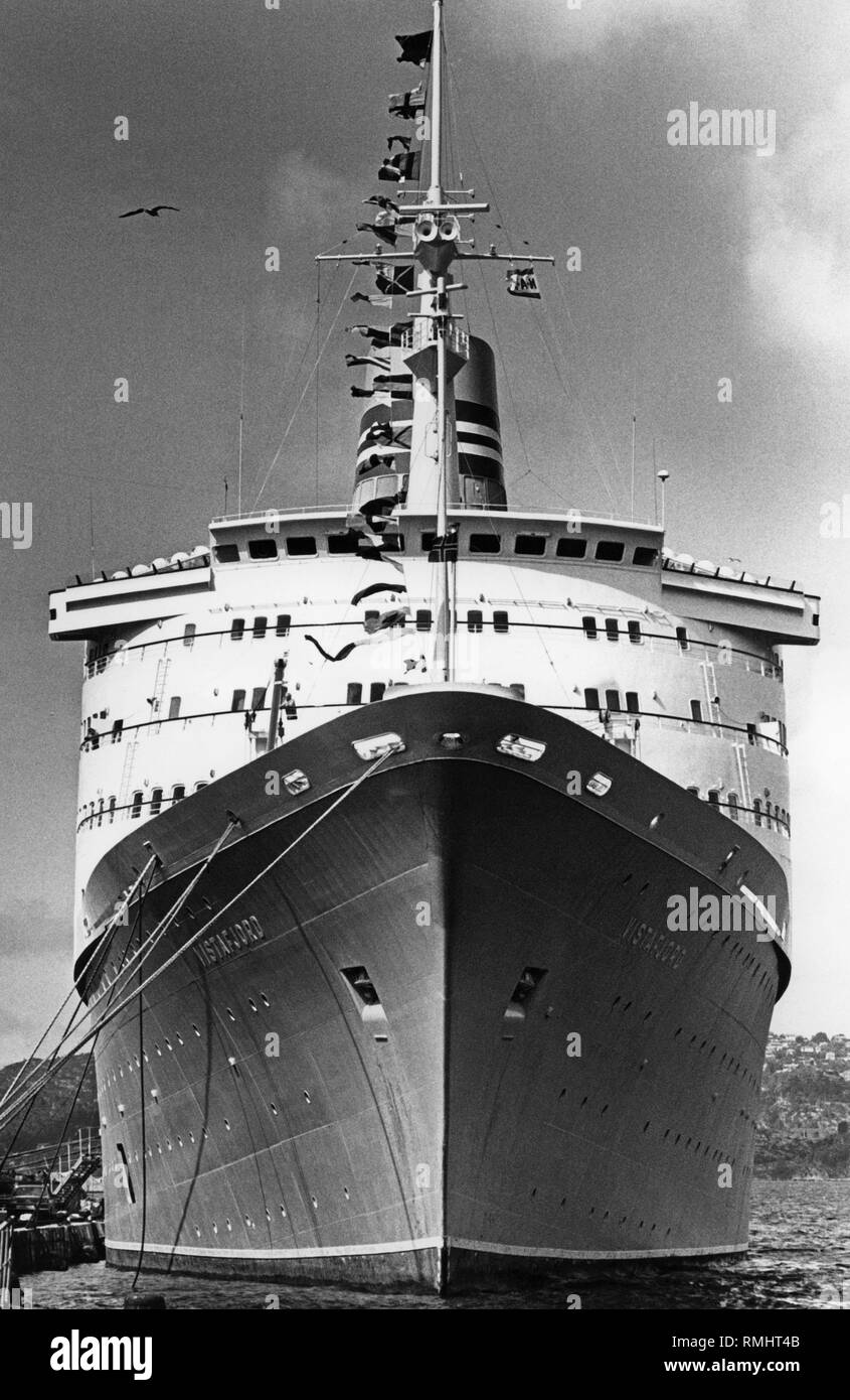 The "Vistafjord" of the shipping company NAL (Norske Amerikalinje ...