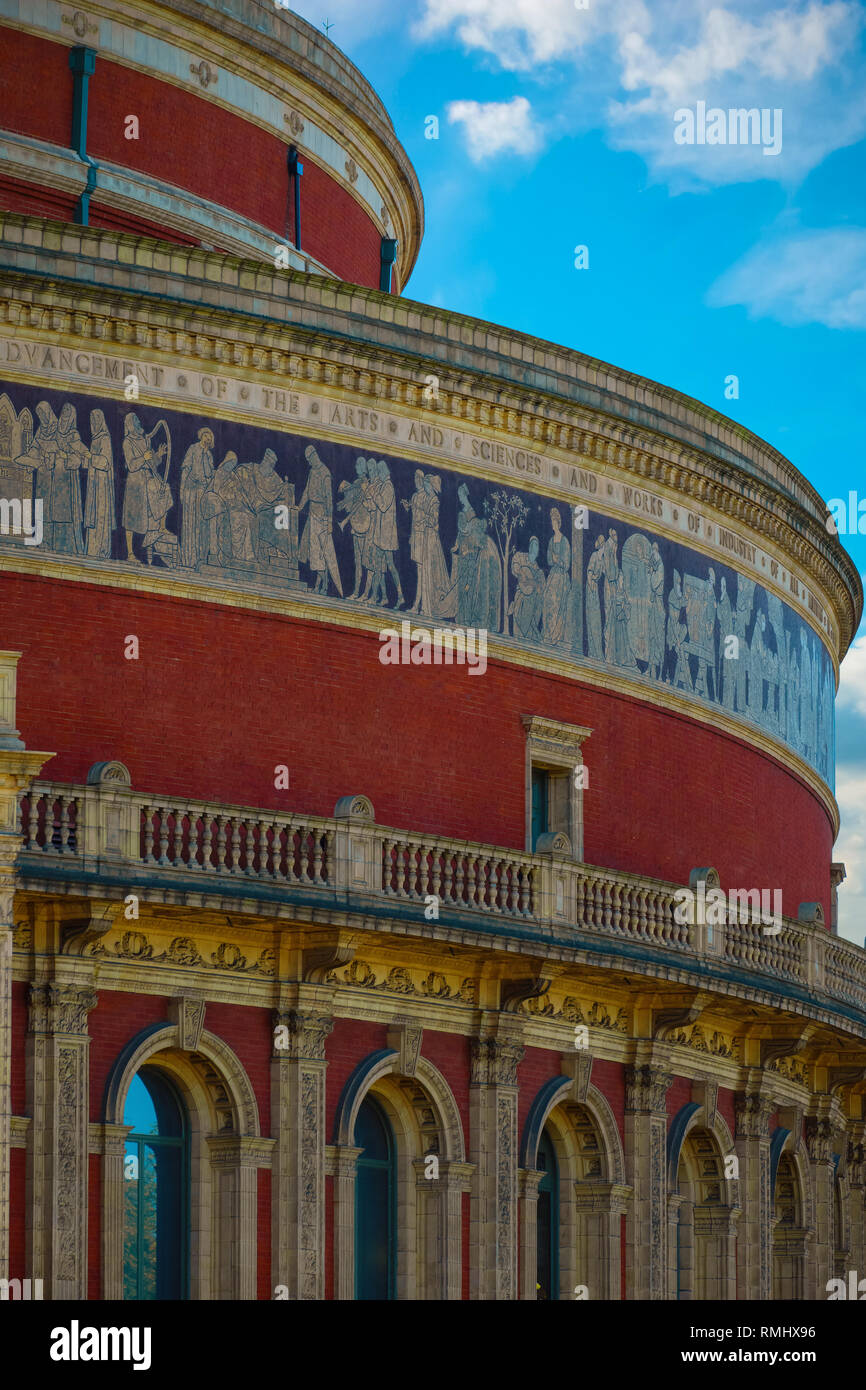 London, UK - May 14 2018: The Royal Albert Hall is a concert hall ...