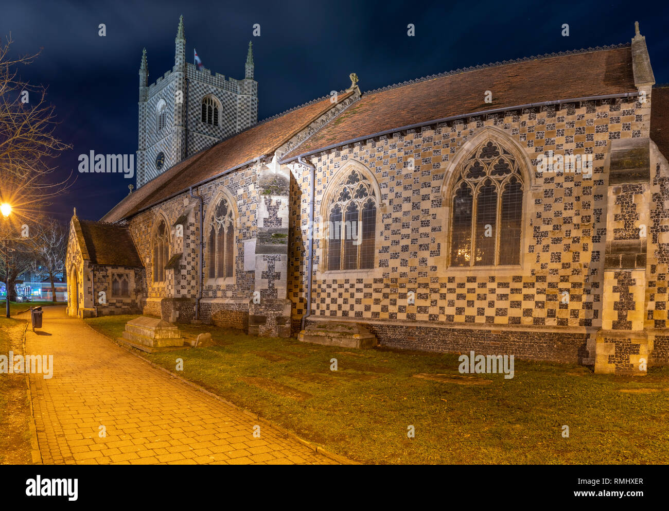 Reading Berkshire, Reading Minster of St. Mary the Virgin church Stock ...
