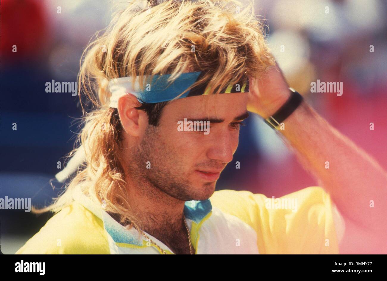 Andre Agassi 1990 Photo By John Barrett/PHOTOlink /MediaPunch Stock ...
