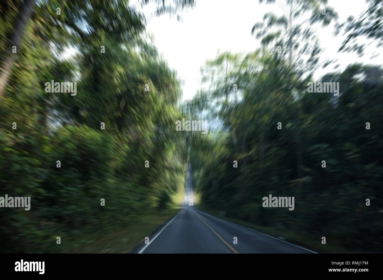 Road Zoom In Shot Background Stock Photo - Alamy