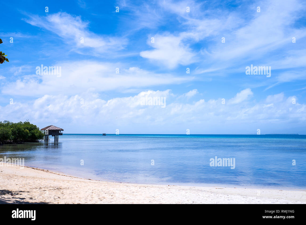 Beautiful amazing gold colored sandy beach with soft waves isolated ...