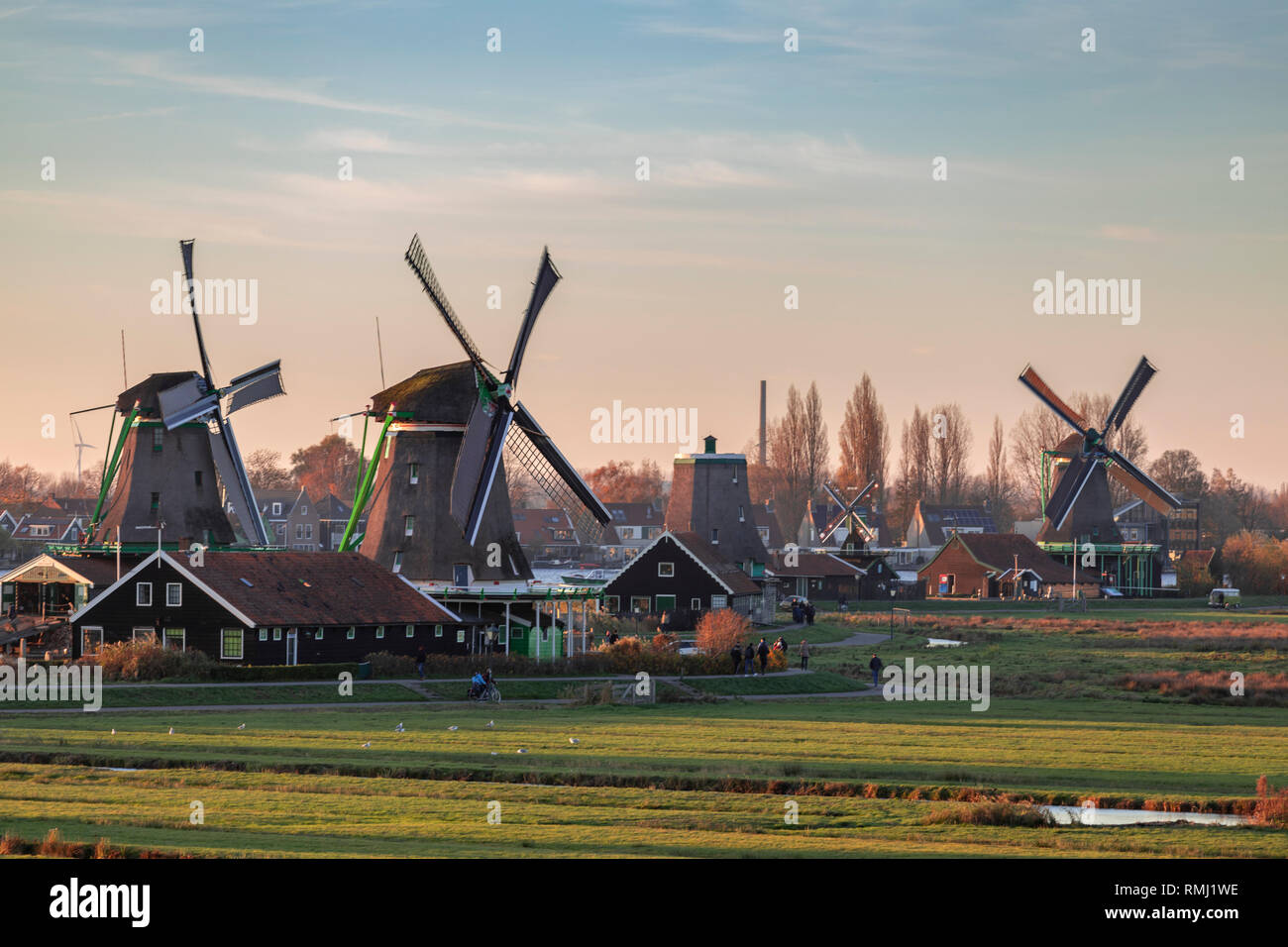 Row windmills working on field hi-res stock photography and images - Alamy