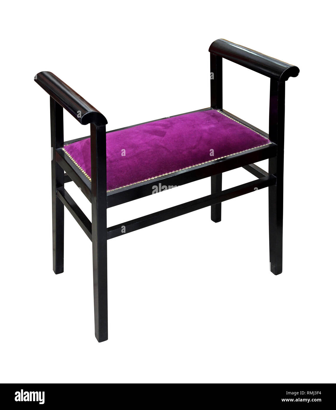 Retro stool isolated with clipping path included Stock Photo - Alamy