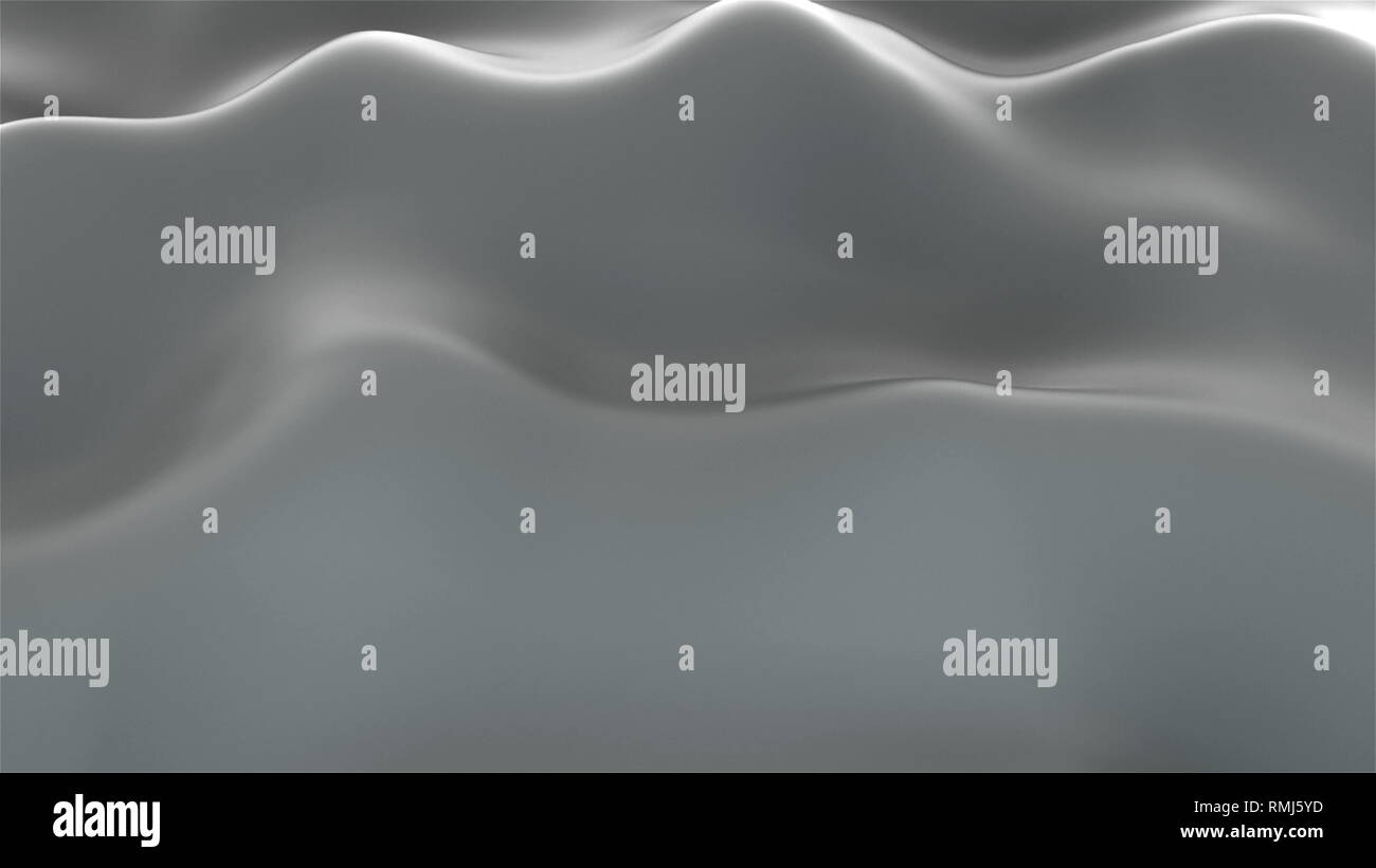 Wave blurry surface as landscape or liquid closeup, computer generated ...